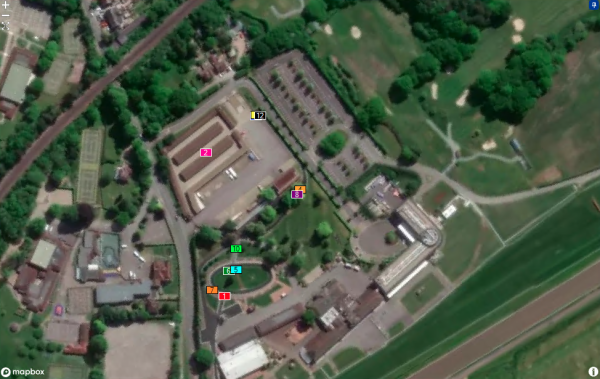 Real Time - Racecourse Tracking Map